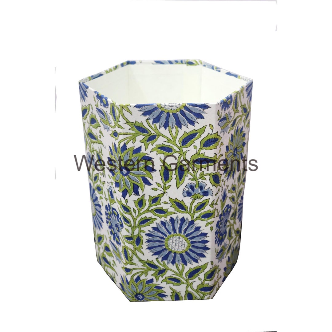 Handwoven Paper Recycling Container: Unique Crafted Rubbish Bin for Eco ...