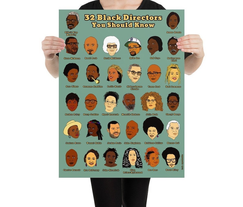 Black Film Directors Poster Spike Lee Ava Duvernay Cheryl Dunye Dee ...