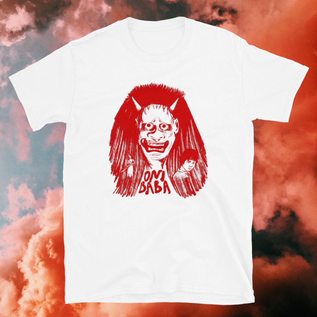 Oni Baba Japanese Horror Samurai Mask Hannya Japanese Folklore Unisex T ...