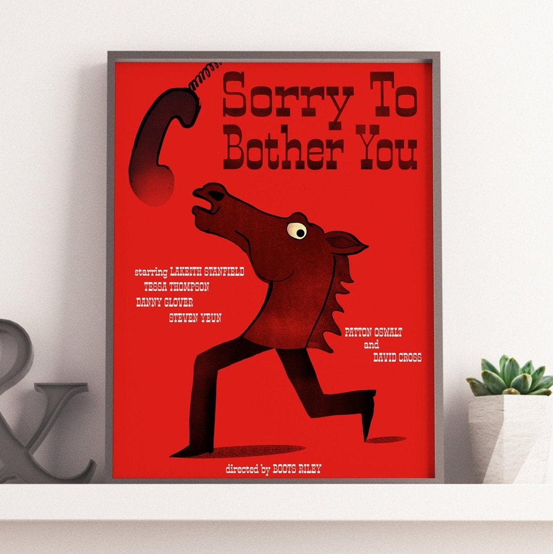 Sorry to Bother You Poster Boots Riley - Etsy