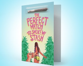 Stoner Valentine Card | Etsy