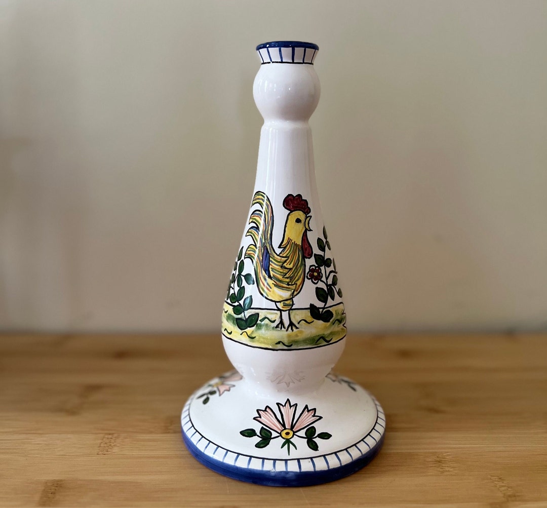 Hand-painted Casafina Multi-purpose Candle Holder, Centerpiece or Vase ...