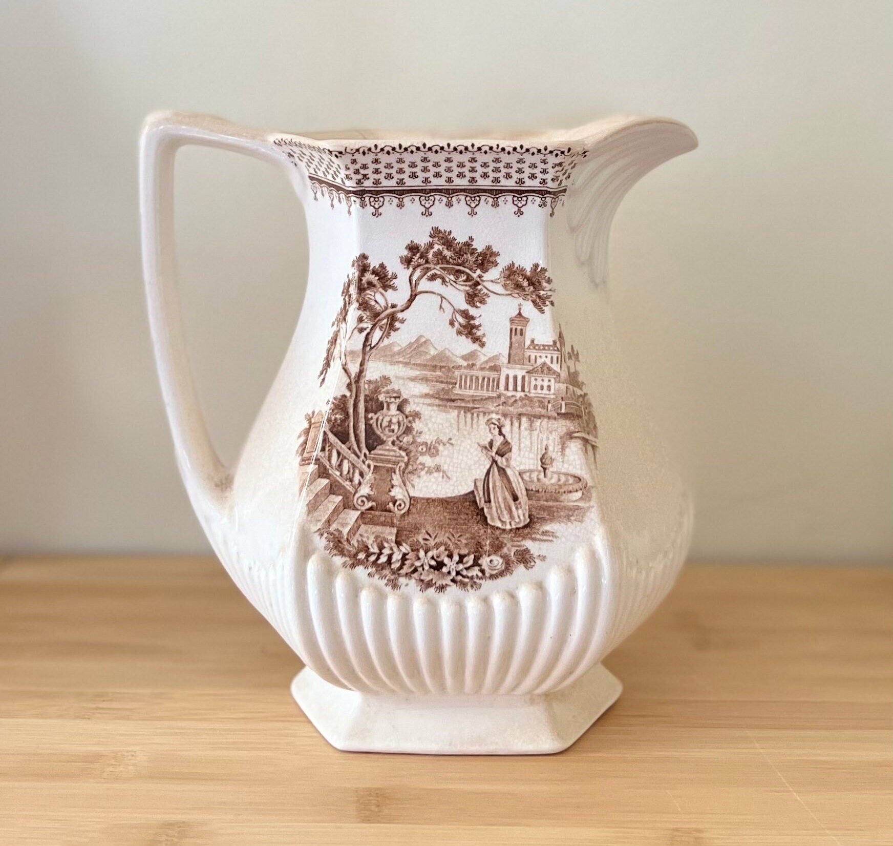 Vintage Real English Ironstone WM Adams Pitcher - Etsy