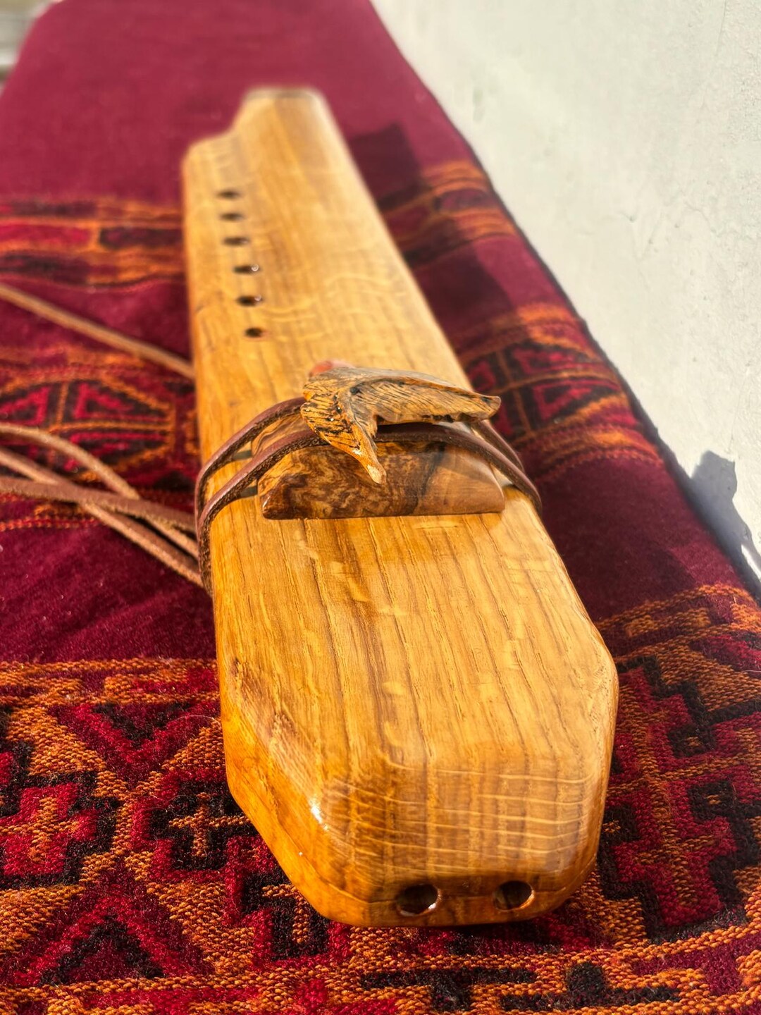 Shamanic Mayan Drone Flute From Oakwood Key of High C & G# - Etsy