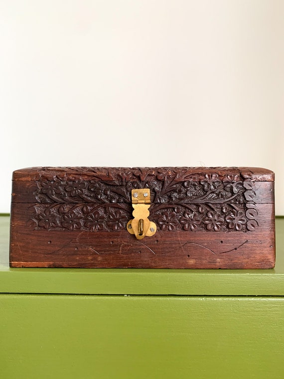 small wooden jewellery box - Gem