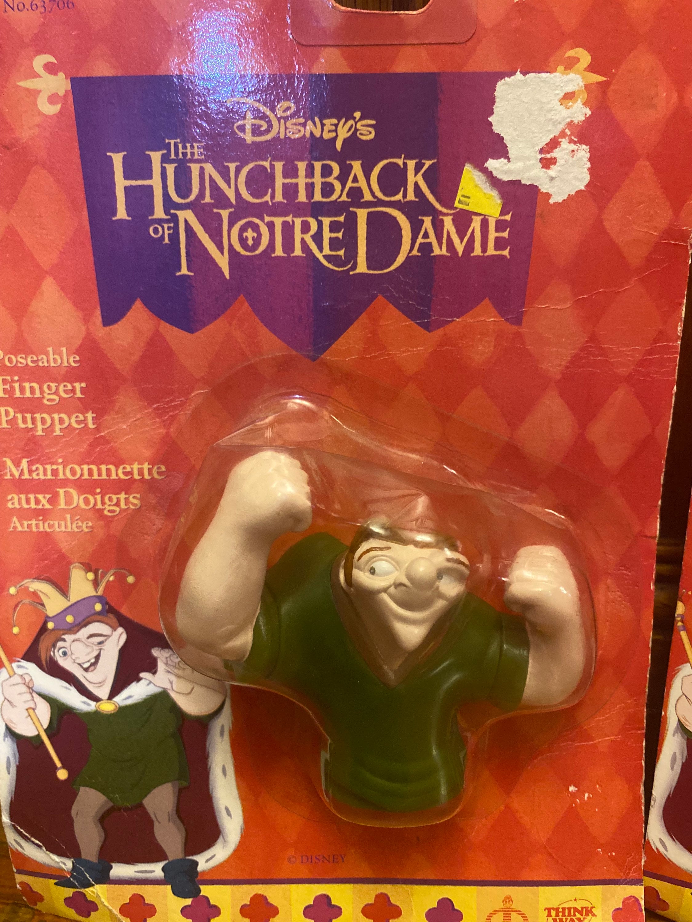 Vintage Disneys the Hunchback of Notre Dame Quasimodo and Esmerelda ...