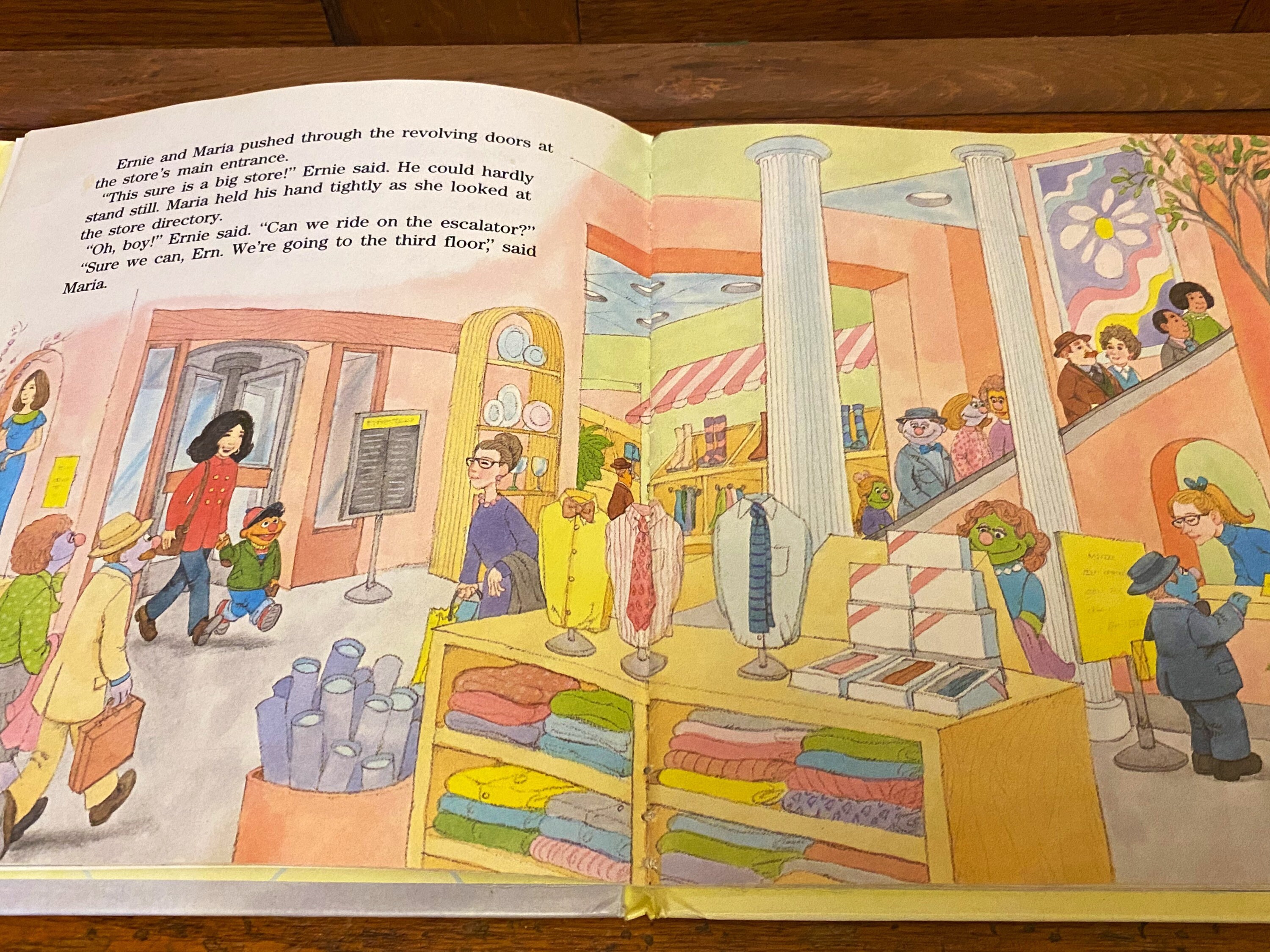 Vintage Ernie Gets Lost Sesame Street Book - Etsy