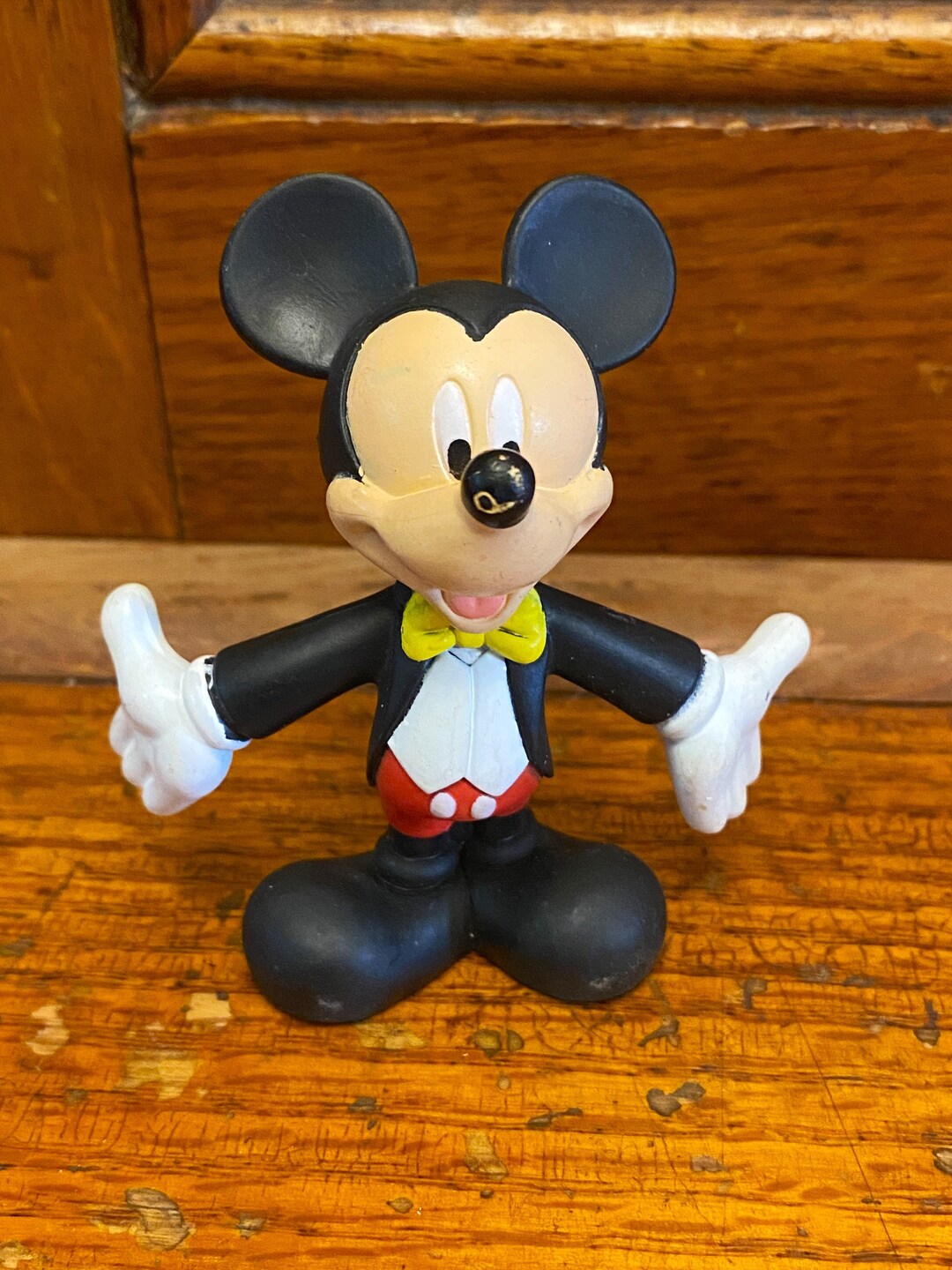 Vintage Disney Mickey Mouse PVC Posable Toy Figurine - Etsy