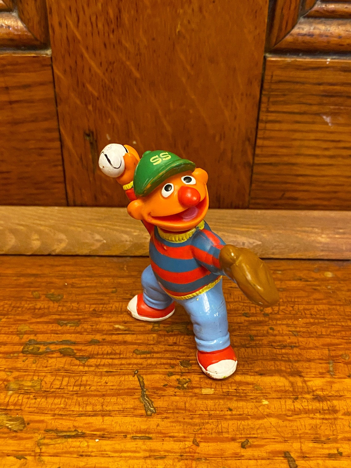 Vintage Sesame Street Ernie Playing Baseball PVC Figurine - Etsy
