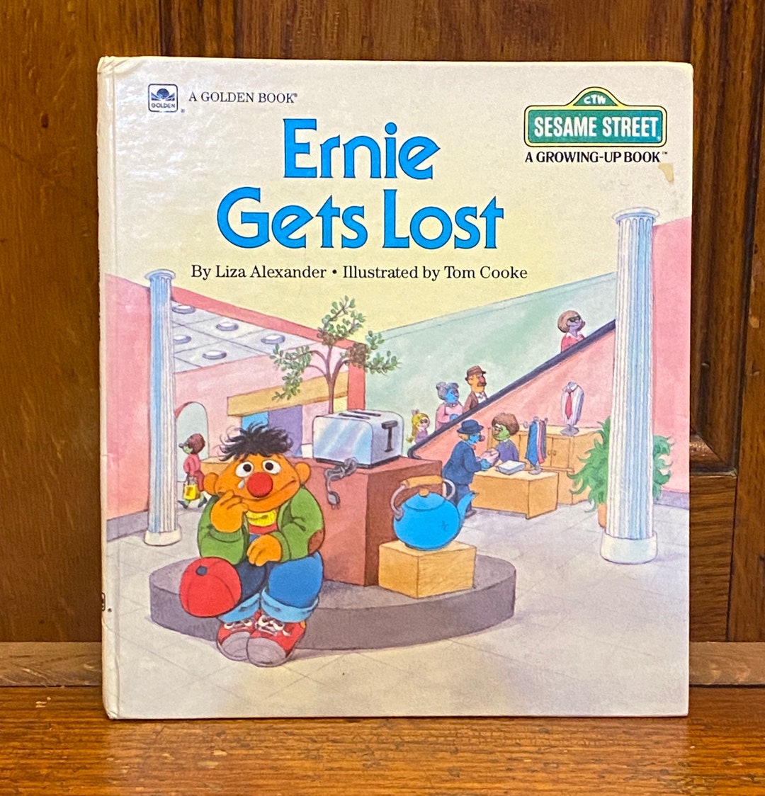 Vintage Ernie Gets Lost Sesame Street Book - Etsy