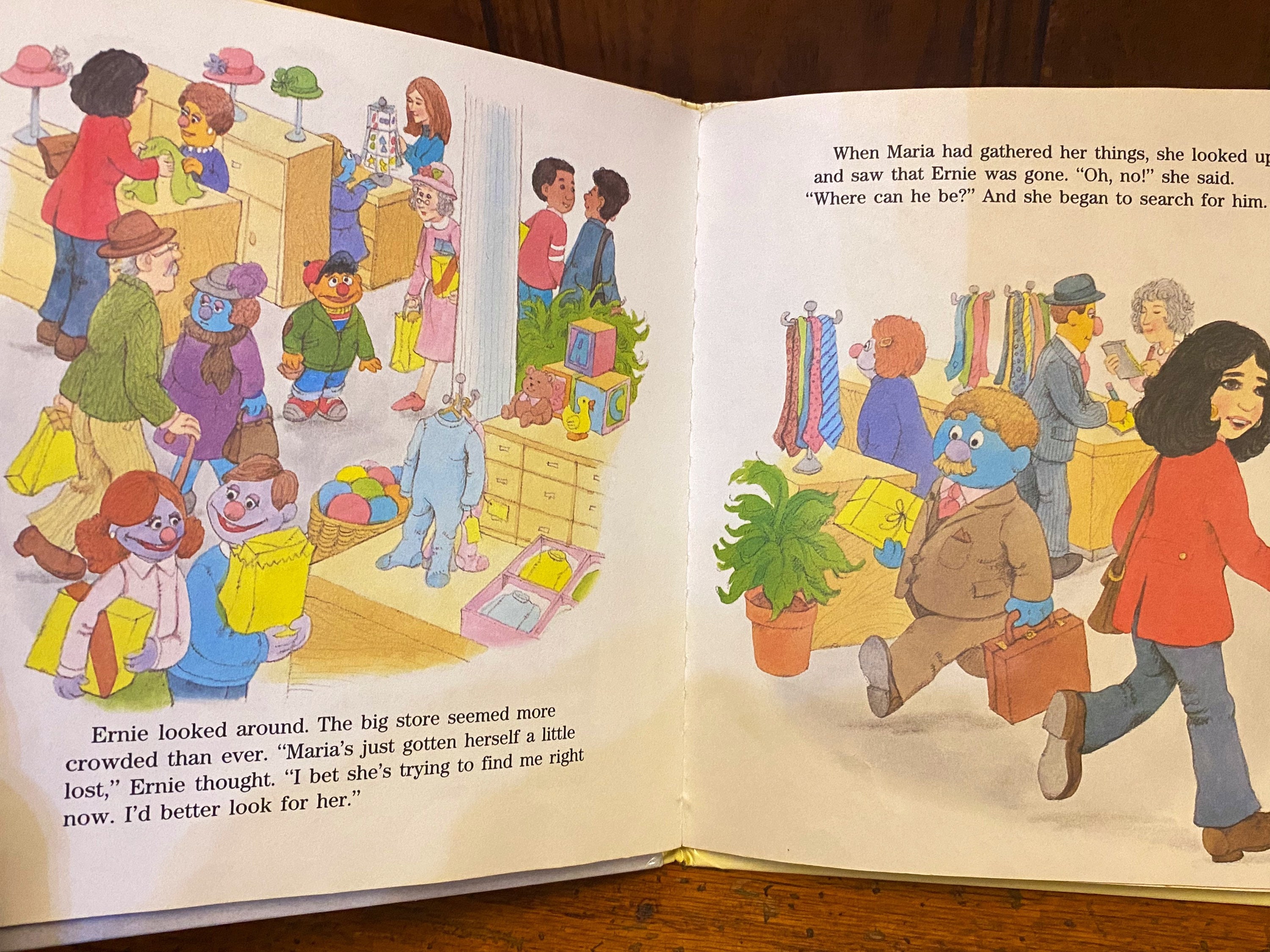 Vintage Ernie Gets Lost Sesame Street Book - Etsy