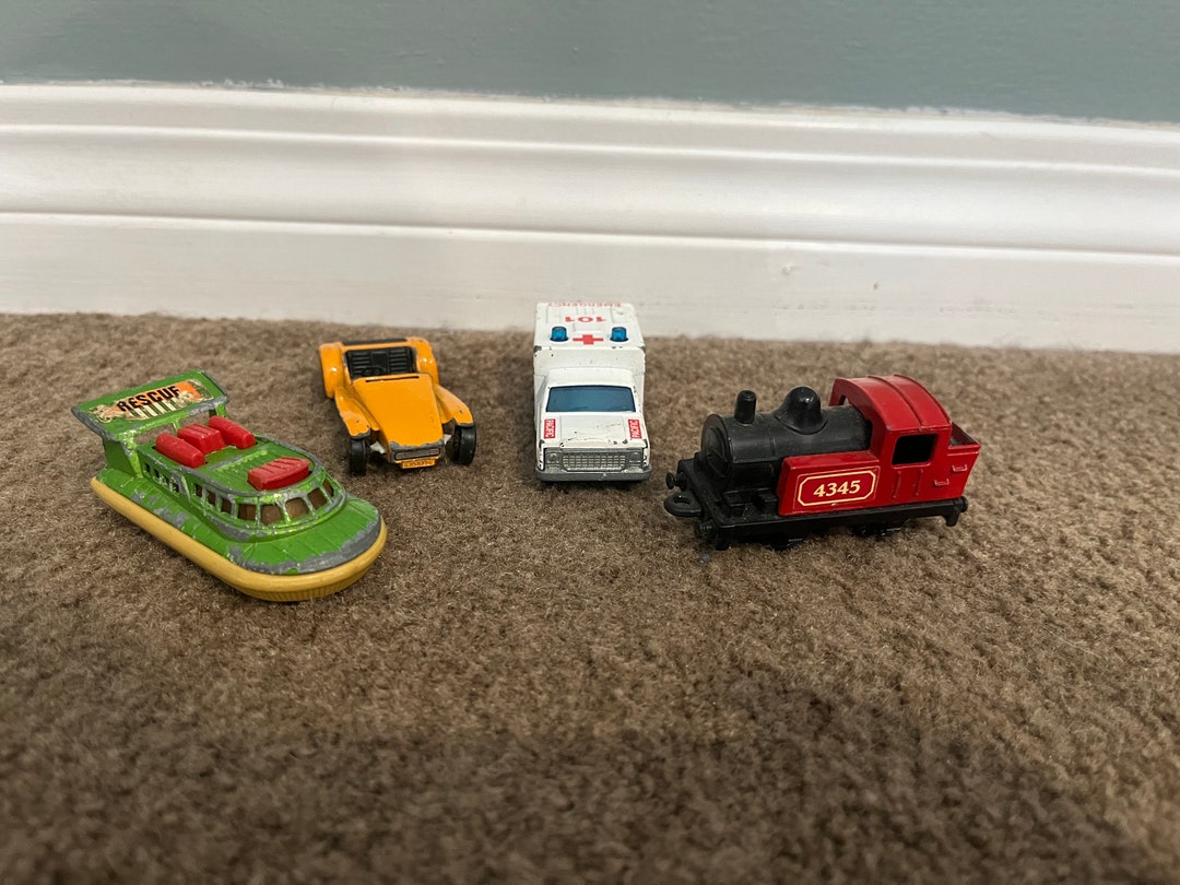 Vintage 1978 Matchbox Steam Loco Diecast Train, 1982 Matchbox Lesbey ...