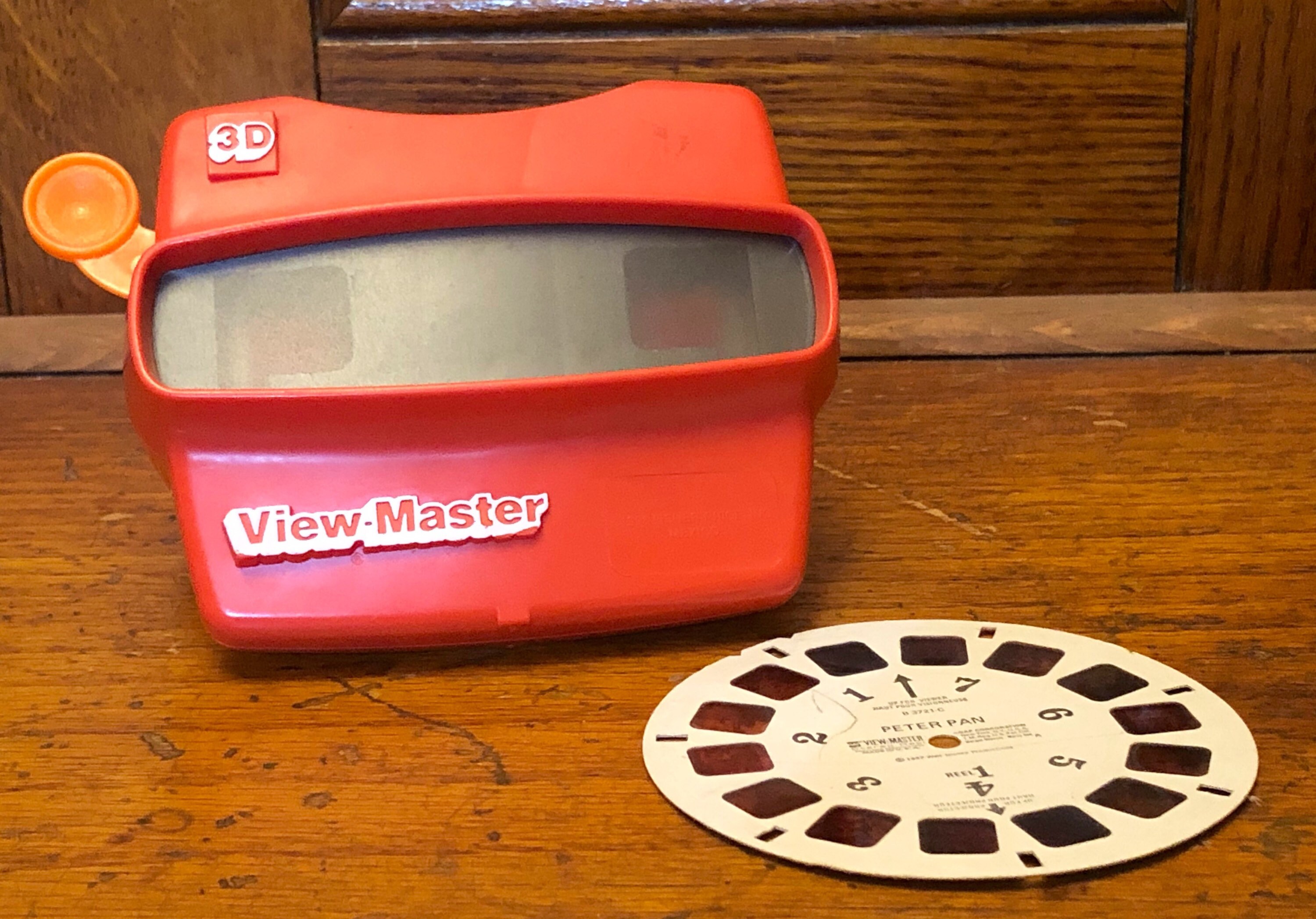 Vintage 1998 3D View Master With 1957 Peter Pan View Master Stereo Reel ...