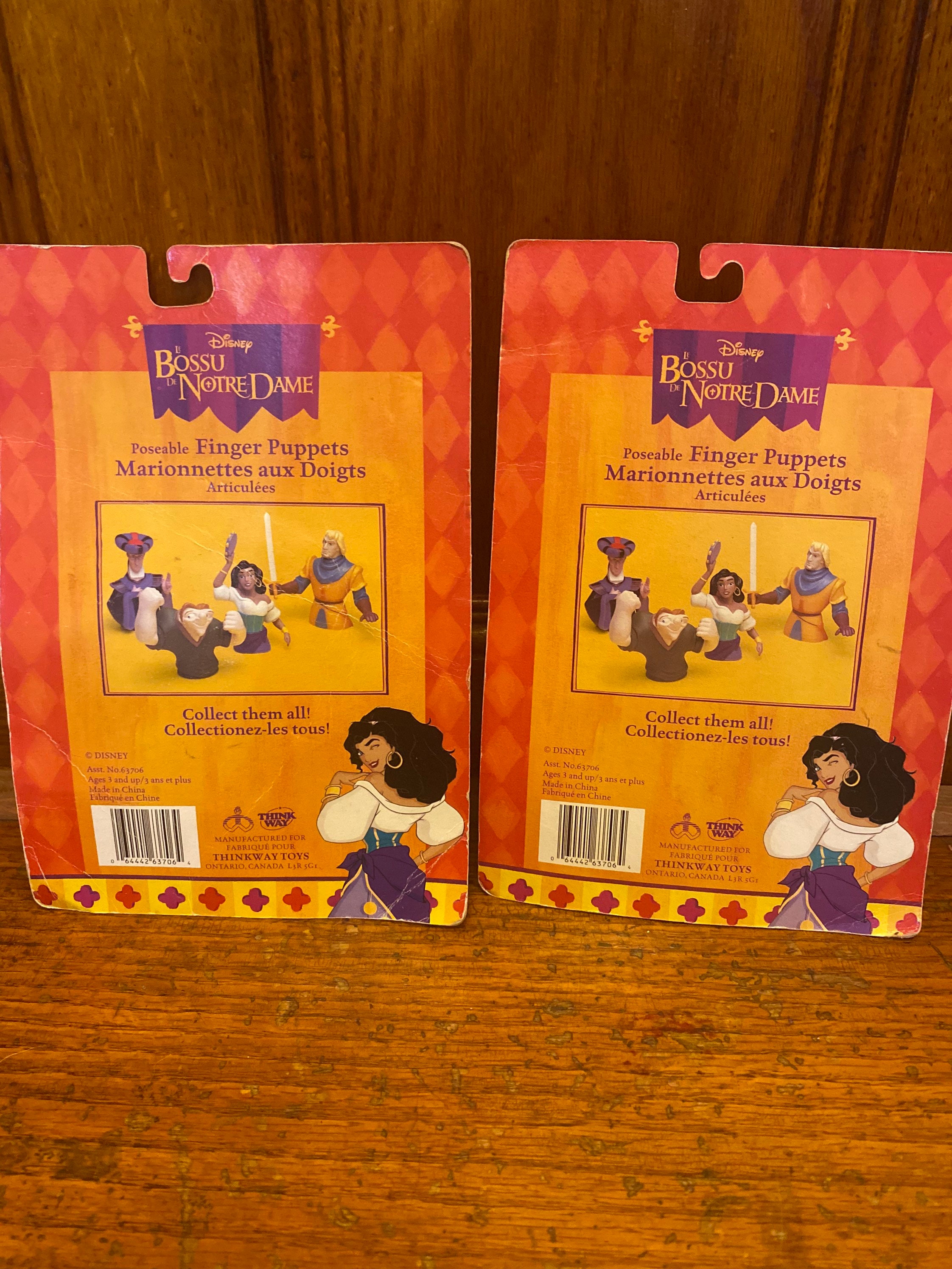 Vintage Disneys the Hunchback of Notre Dame Quasimodo and Esmerelda ...