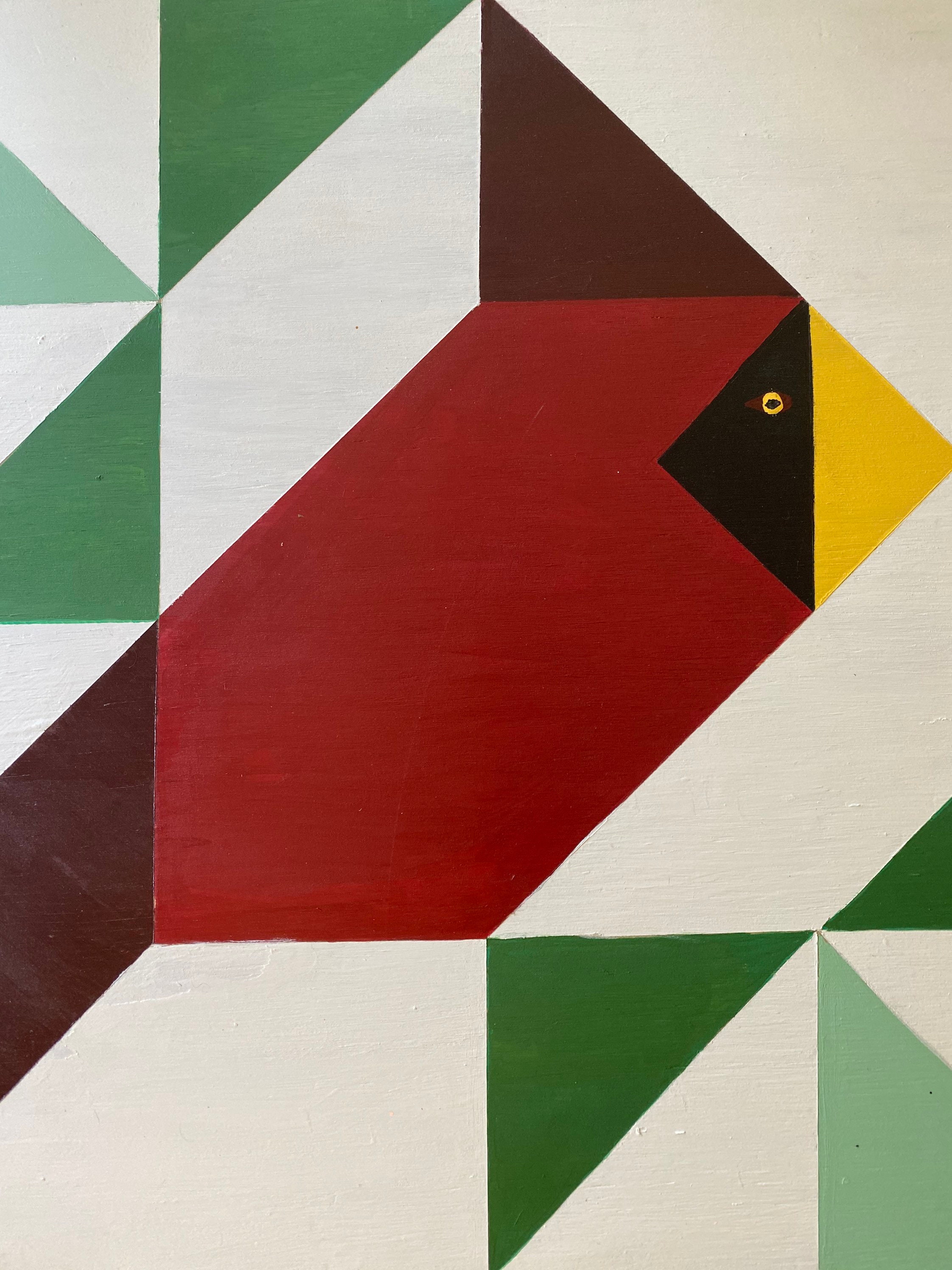 Cardinal Barn Quilt - Etsy