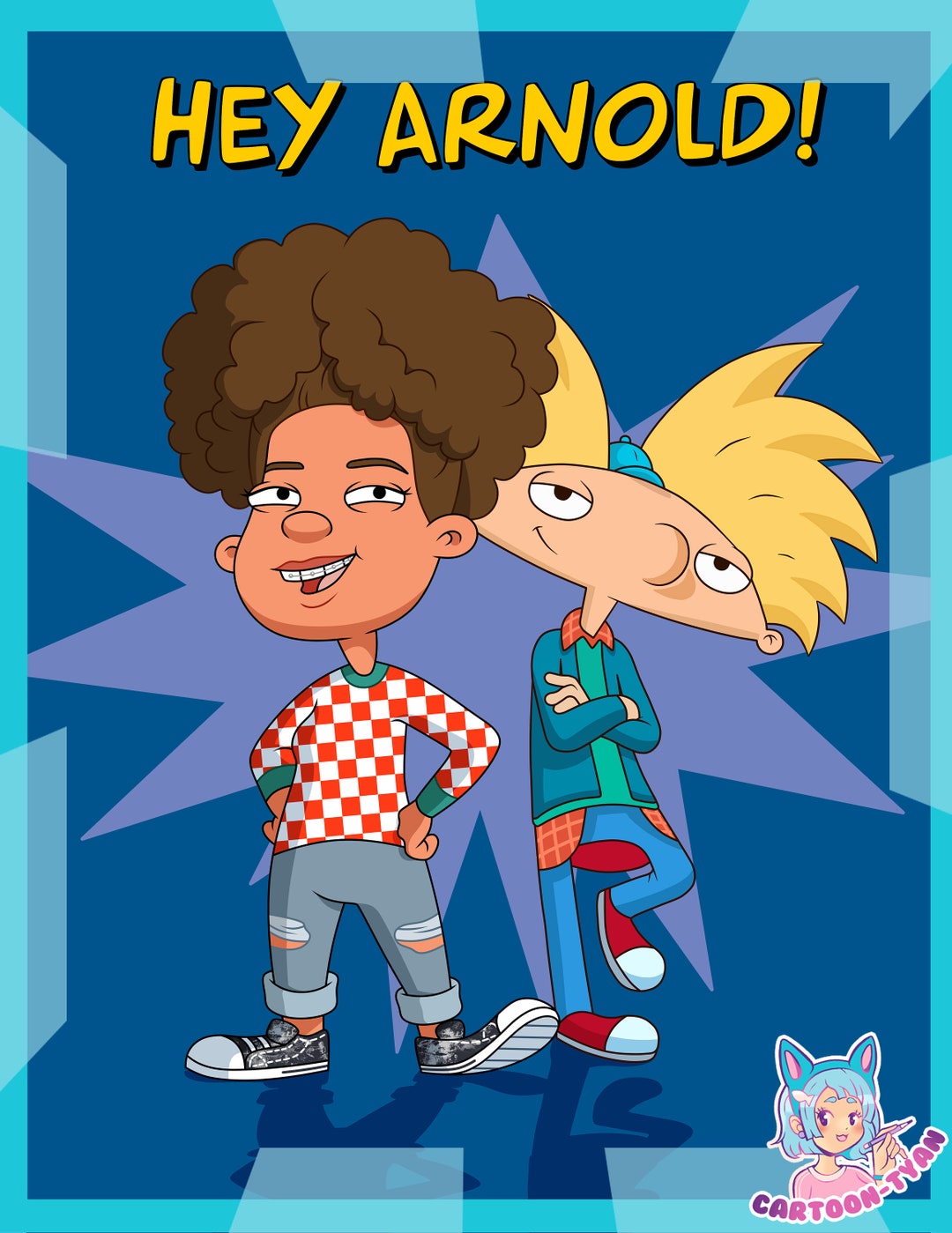 We Draw You in Your Favorite Animated TV Show Style, Portrait in ...