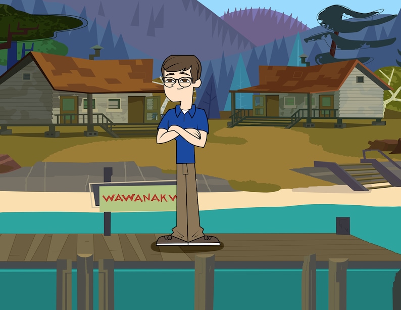 We Draw You in Your Favorite Animated TV Show Style, Portrait in ...