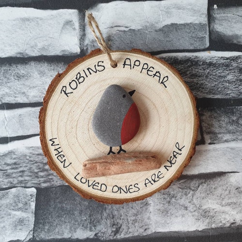 Robins Appear When Loved Ones Are Near Lost Loved Ones - Etsy UK