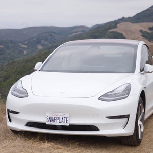 Snapplate for Tesla Vehicles - Removable Front License Plate Holder - Etsy