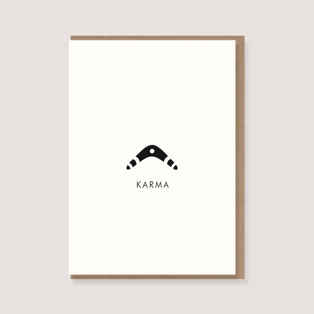 Map boomerang Karma - Etsy