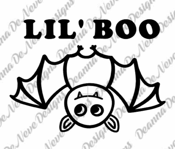 Lil' Boo SVG File Little Boo Boo Boo SVG SVG svg | Etsy