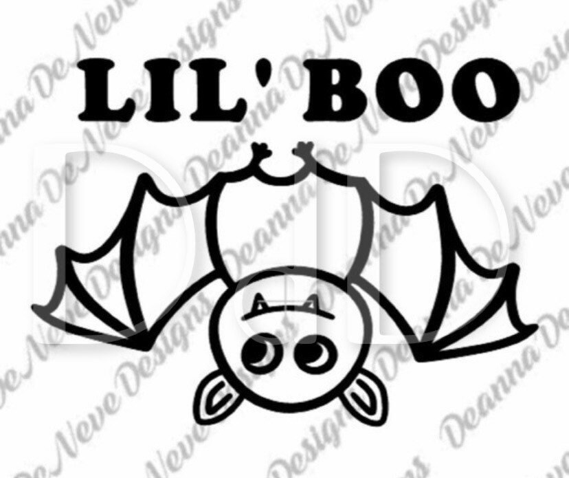 Lil' Boo SVG File | Little Boo | Boo | Boo SVG | SVG | Svg File | Jpeg ...