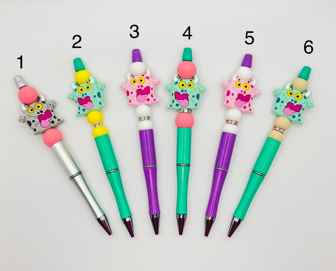Monster Beaded Pen | Monster | Monster Pen | Beaded Pen - Etsy