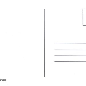 Canada Postcard, Hand Drawn Illustrated Canada Map Postcard, Canadian ...