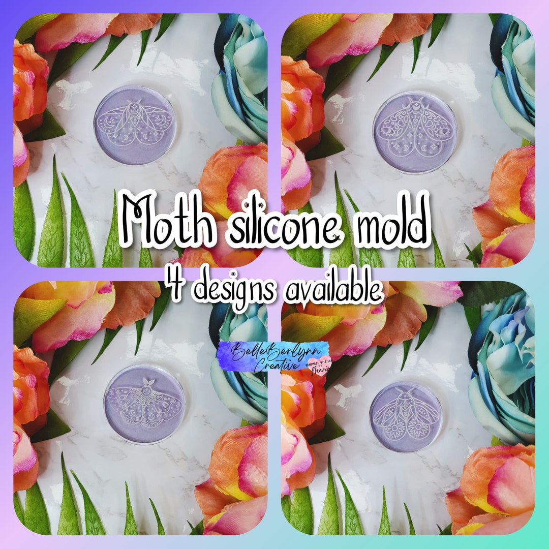 Moth Silicone Molds / Phone Grip Size / Phone Grip Mold - Etsy