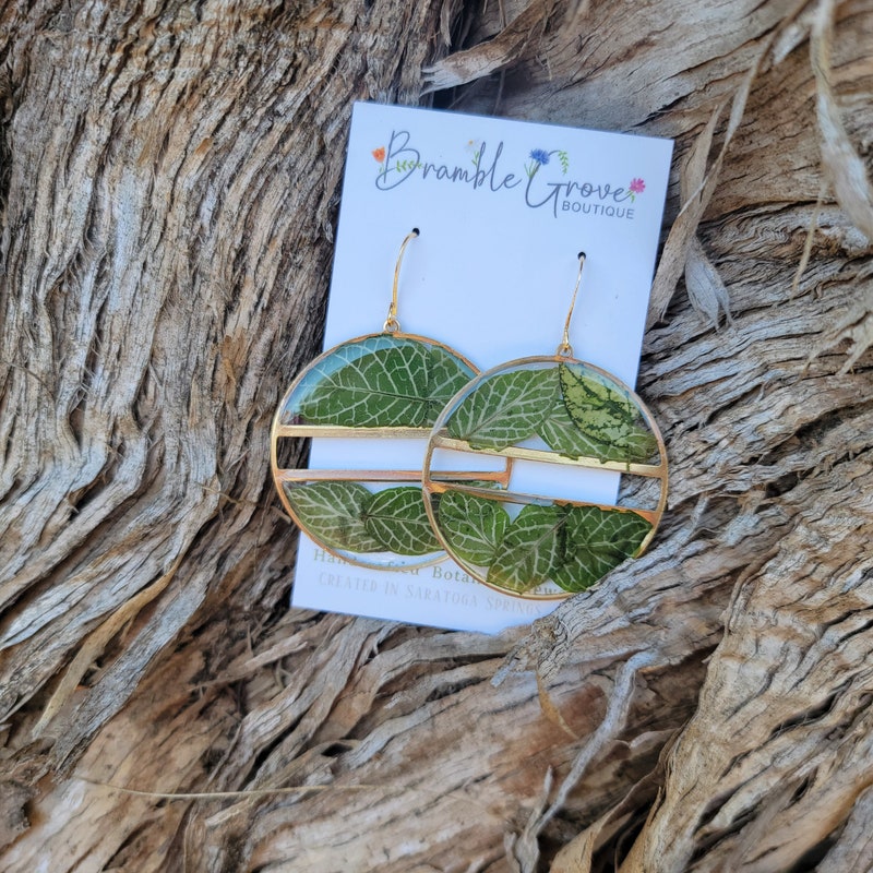 Botanical Earrings - Etsy