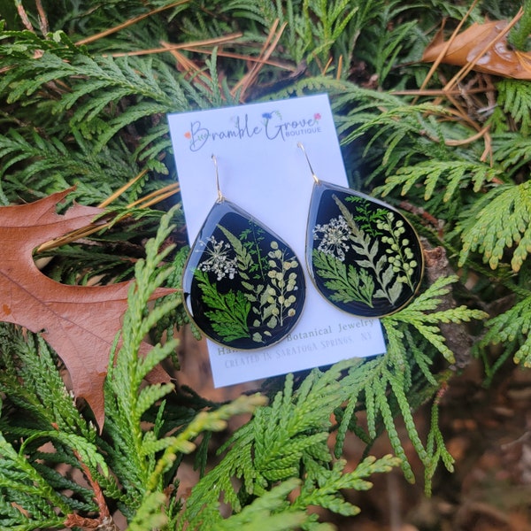Botanical Earrings - Etsy