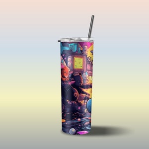 Printable 20 Oz Skinny Tumbler Sublimation Girl Gamer Skinny - Etsy