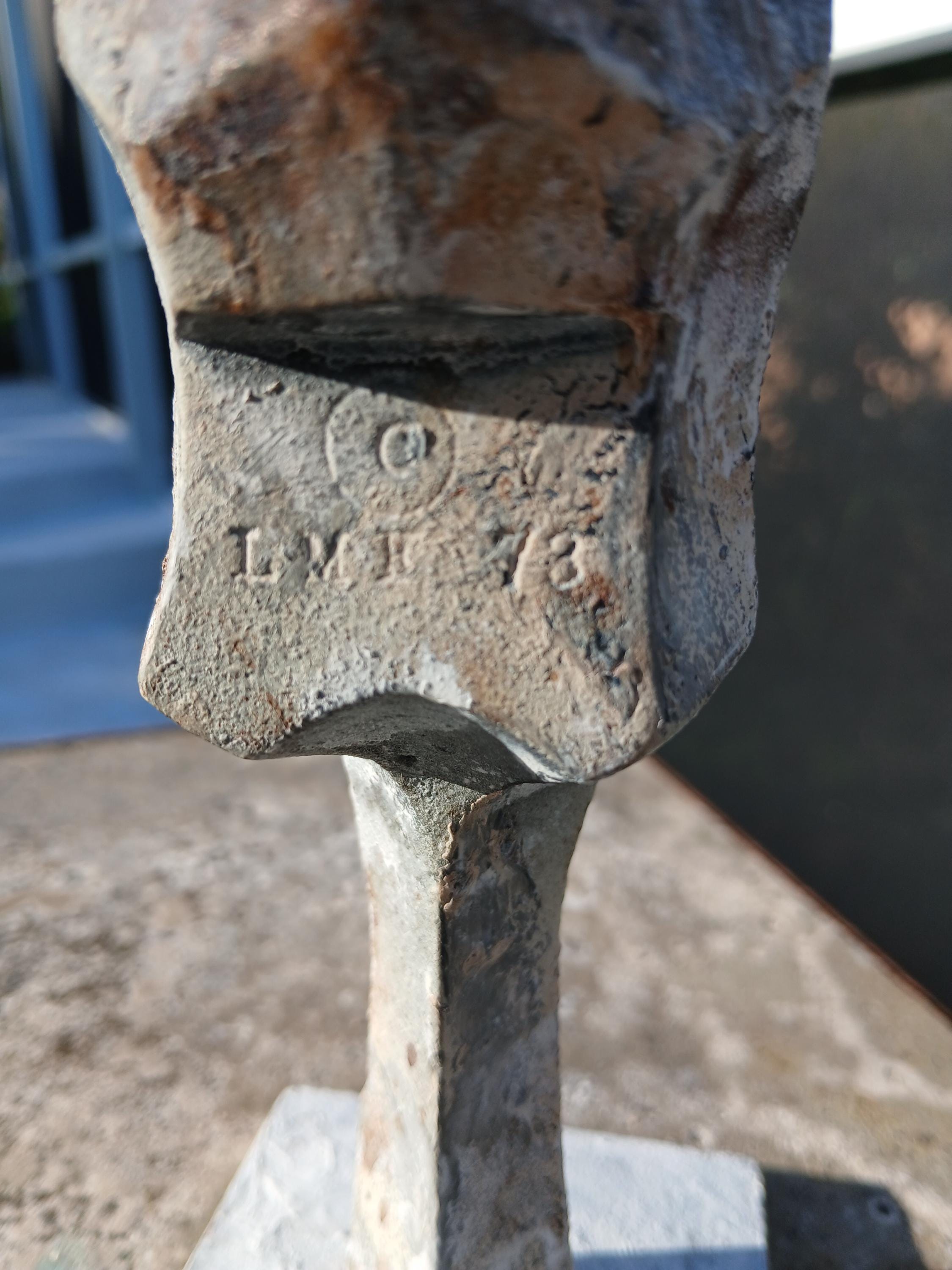 Shocking Brutalist Expressionist Sculpture Signed L. M. H. 1973 Heavy ...