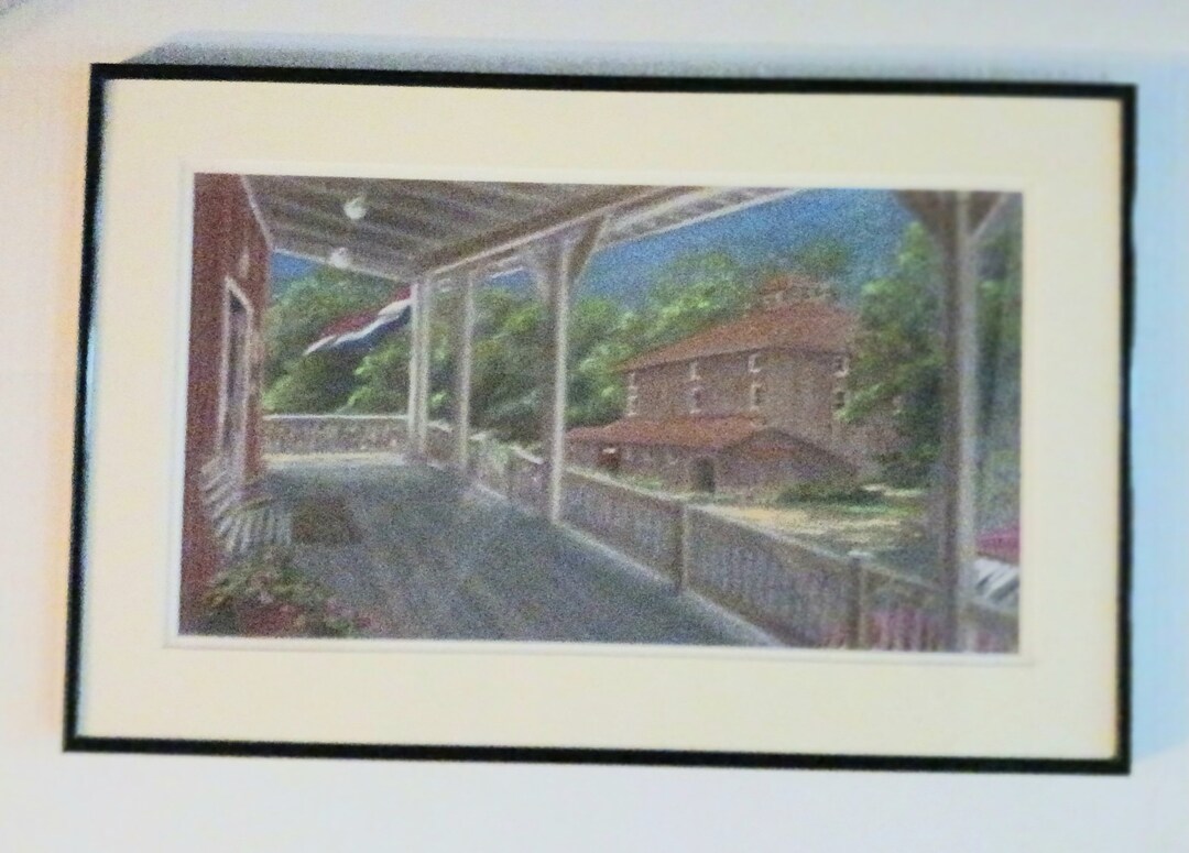 Open for Business 1996 Pastel on Paper by New Jersey Artist Chris Maier ...