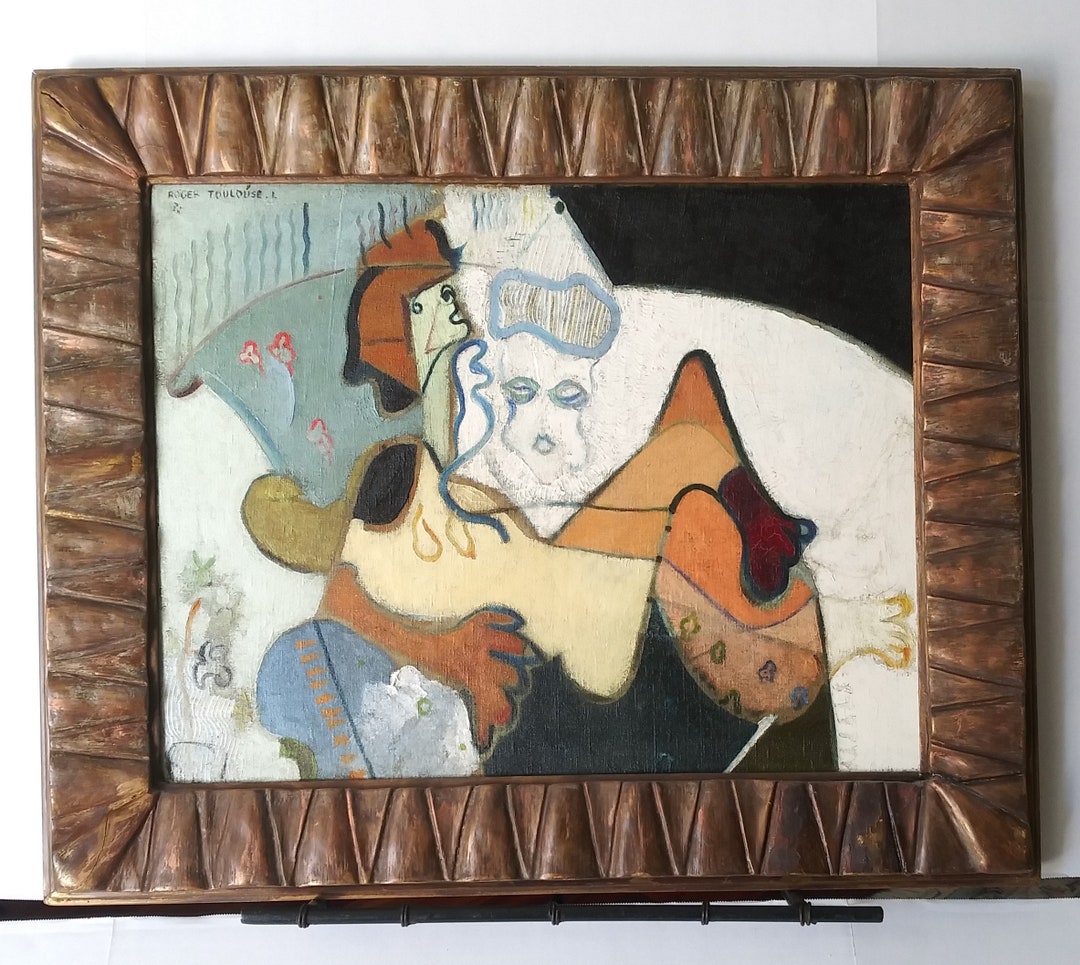 Roger Toulouse - Cubist Composition - Oil on Canvas, 1937 - Etsy