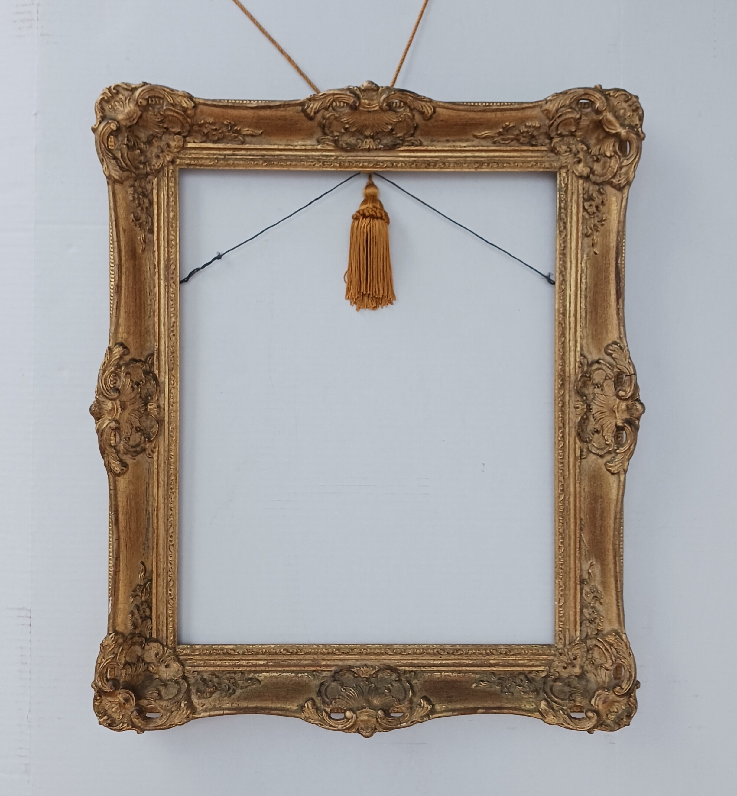 Gorgeous 1960s Gold Carved Openwork French Style Frame 16 X 20 20 X 16 ...