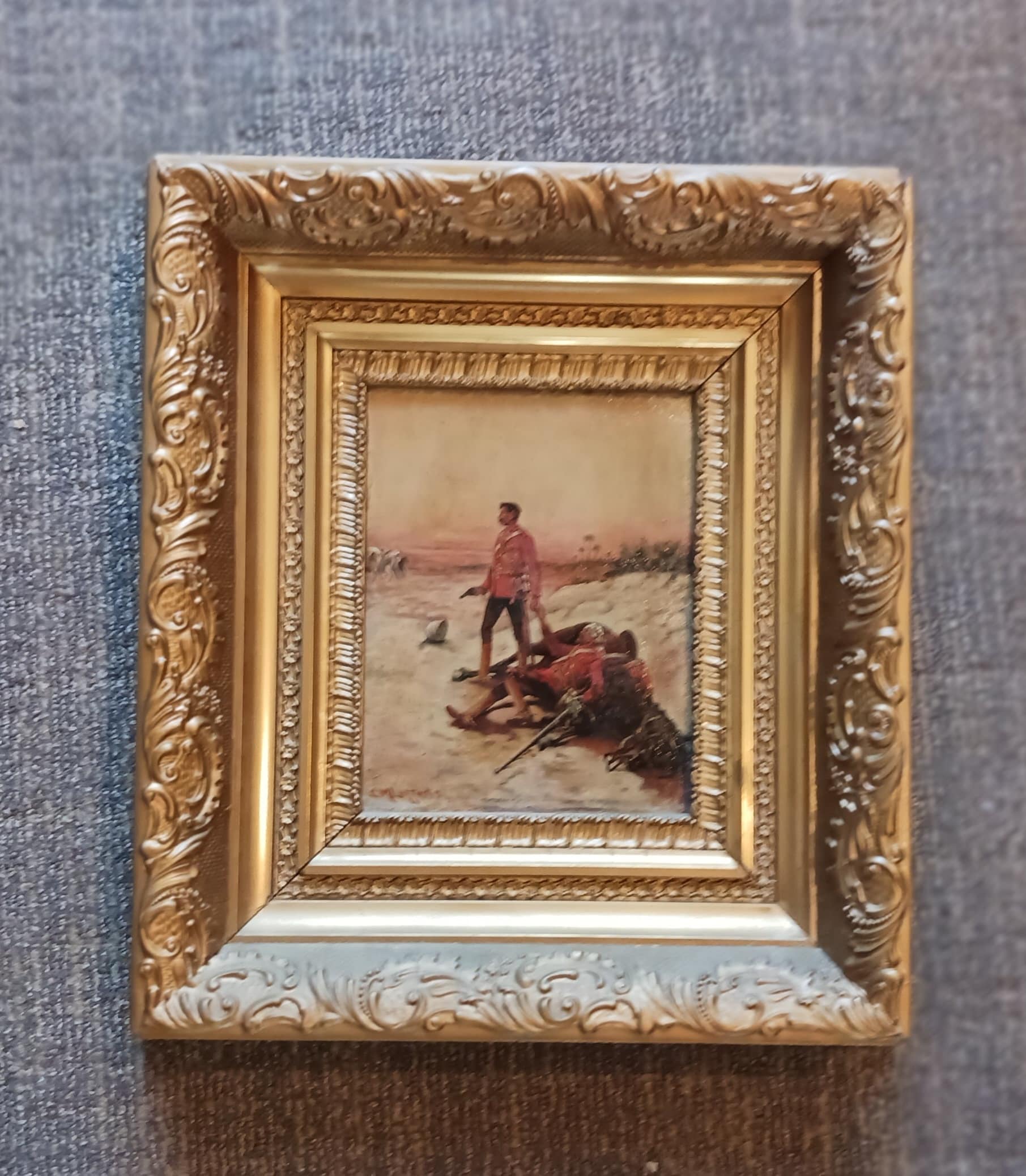 Last Stand British Military Painting by Charles M. Lefferts, 1896 - Etsy