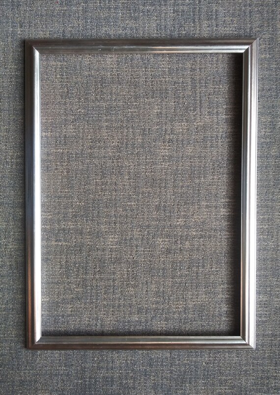 Silvered Reverse Cove Frame 1970s 20 X 28 | Etsy