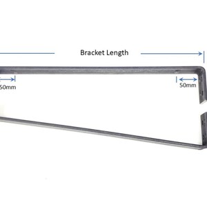 Floating Desk Shelf Bracket Kitchen Bar Breakfast Table Wall Mounted ...