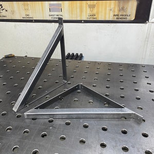 Heavy Duty Metal Bracket, Floating Desk Table, Shelf, Sink Wall Mounted ...