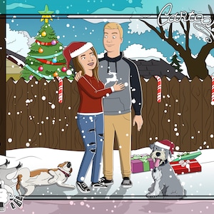 We Draw You in Your Favorite Animated TV Show Style, Portrait in ...