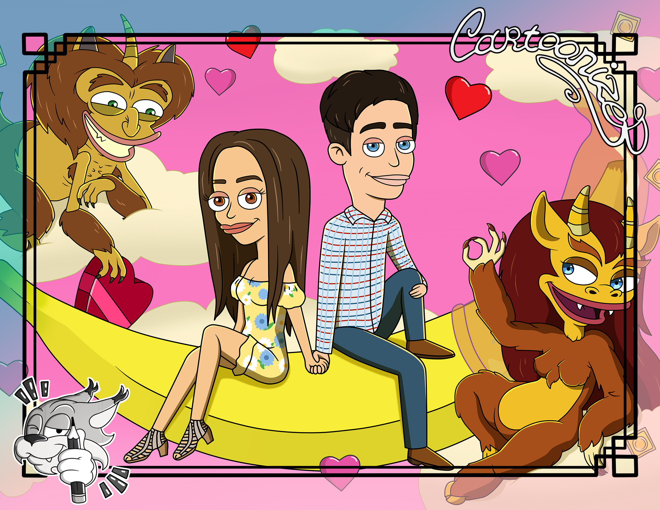 We Draw You in Your Favorite Animated TV Show Style Custom - Etsy