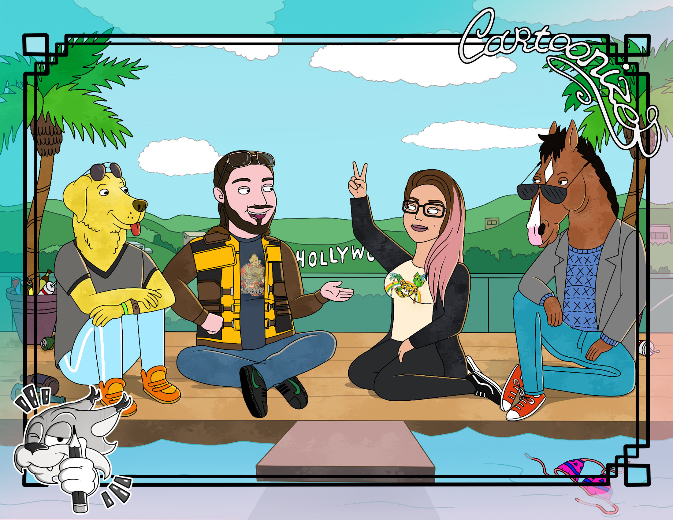 Portrait in Cartoon Style Personalized Gift - Etsy