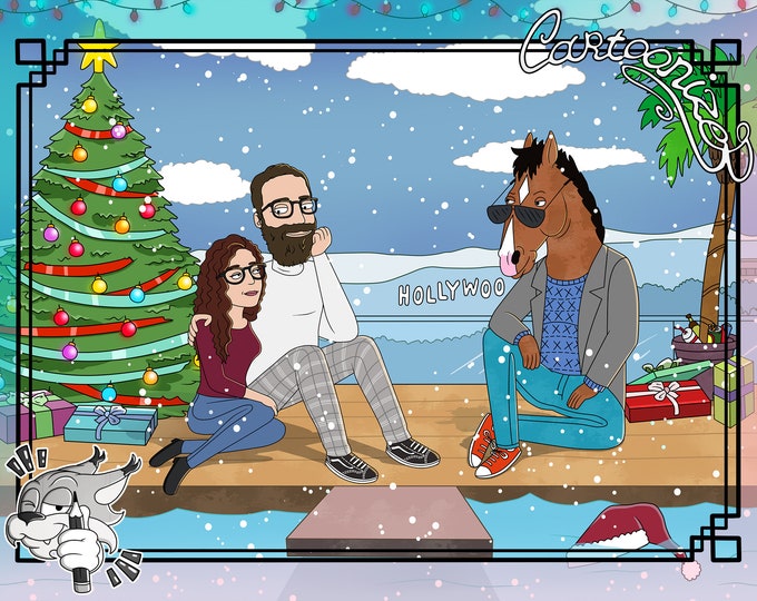 We Draw You in Your Favorite Animated TV Show Style, Custom Cartoon ...