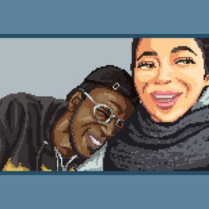 Portrait in Pixel Style, Retro Game Personalize Portrait, Custom ...