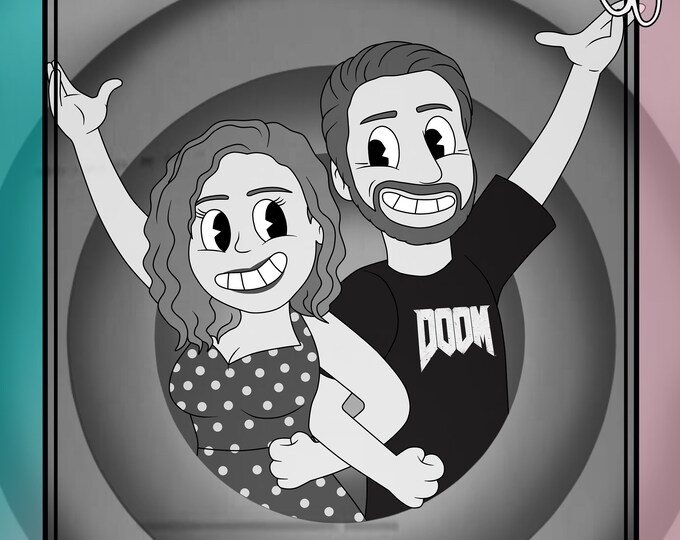 We Draw You in Your Favorite Animated TV Show Style, Custom Cartoon ...