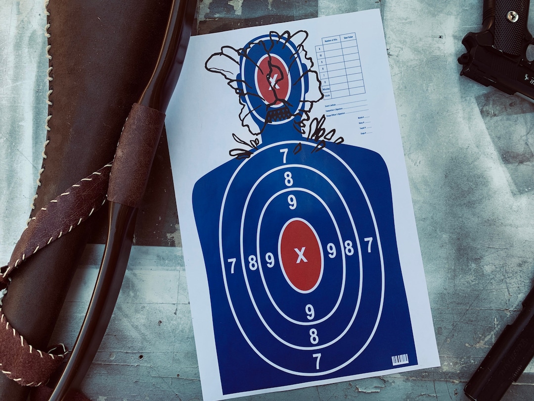 Clicker Silhouette Shooting Target 3X Pack | the Last of Us Part II - Etsy