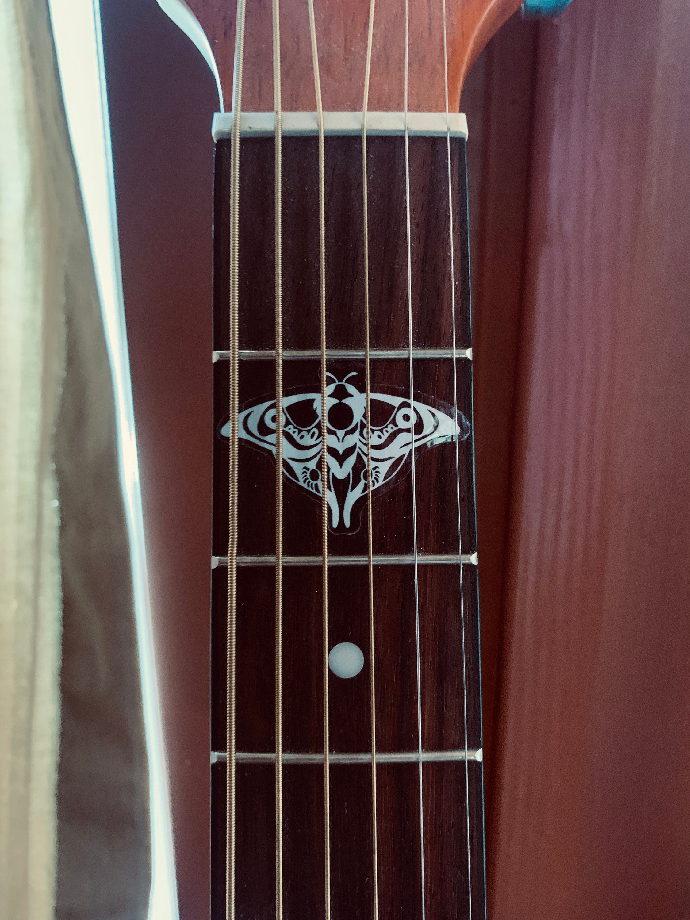 Ellie's Guitar Moth Vinyl Sticker | the Last of Us Part II - Etsy