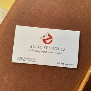 Ghostbusters Business Cards | Ghostbusters Frozen Empire - Etsy