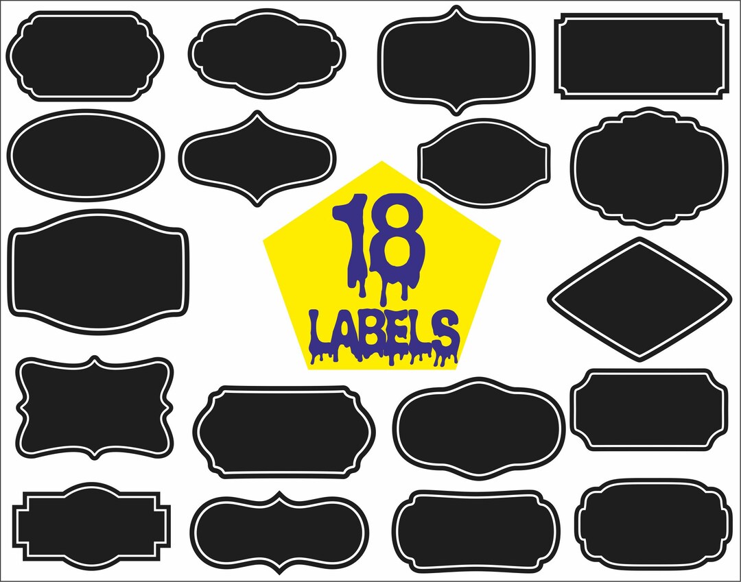 LABEL SHAPES SVG Label Svg Label Shapes Labels Svg Shapes - Etsy Australia